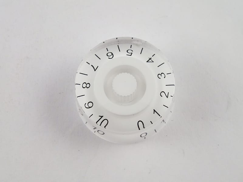 2 White Speed Dial Knobs for USA Gibson Les Paul, SG & PRS | Reverb UK