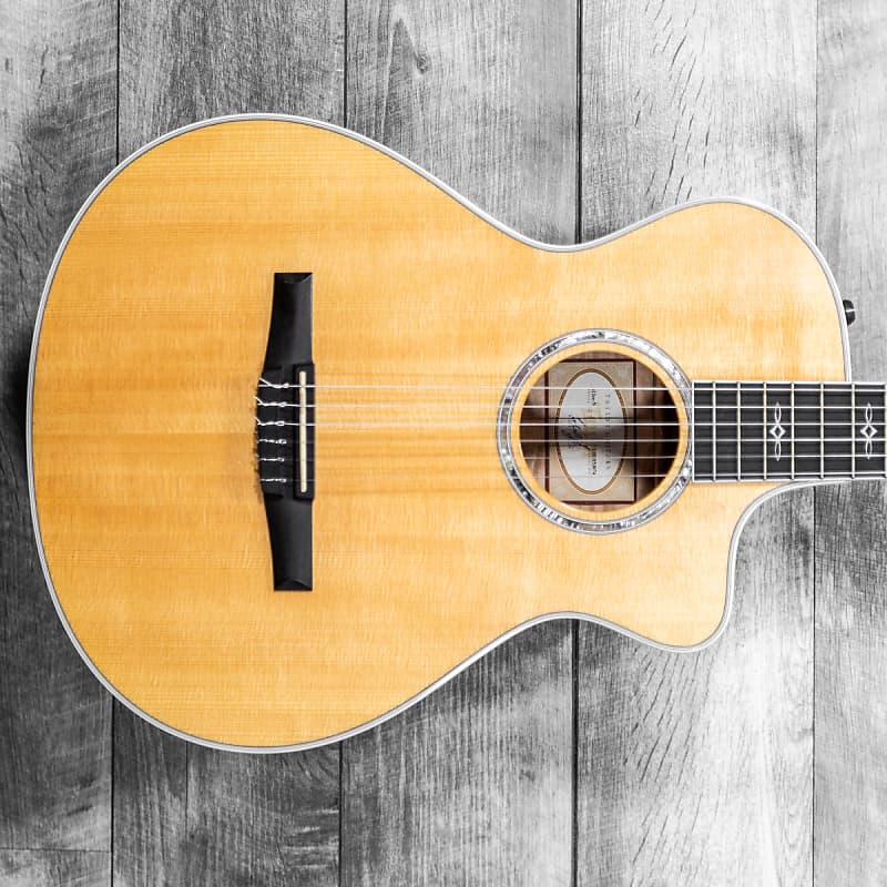 Taylor 612ce-N Nylon String Guitar 2013 w/OHSC | Reverb