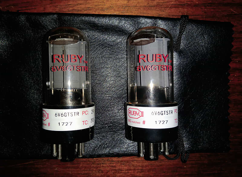 Ruby 6v6 power tubes (matched pair) | Reverb