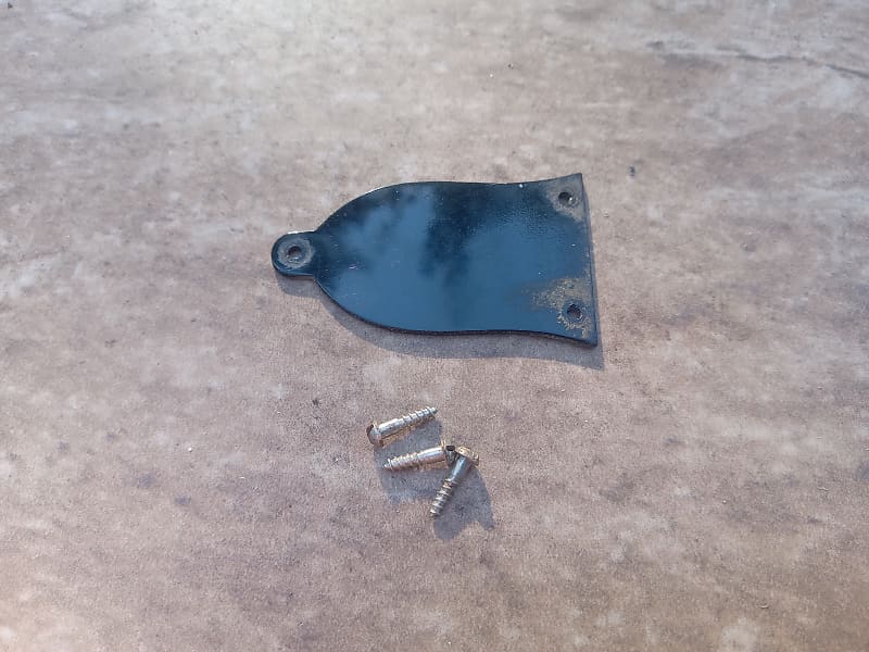 Vintage 1960's Kay Guitar Truss Rod Cover w/ Original | Reverb