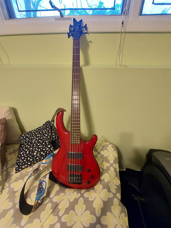 Dean Edge 5 String 90's/2000's Red | Reverb