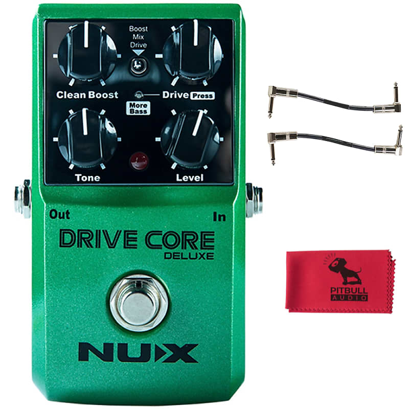 NuX Efx Drive Core Deluxe Booster Guitar Effects Pedal w/ | Reverb