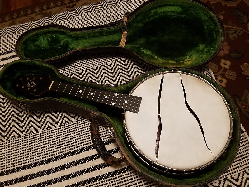 1920's Gibson Banjo Mandolin 8 String Banjolin | Reverb