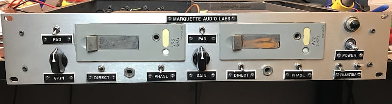 Marquette Audio Stereo Telefunken V72 Rack 2012 - Hammertone | Reverb