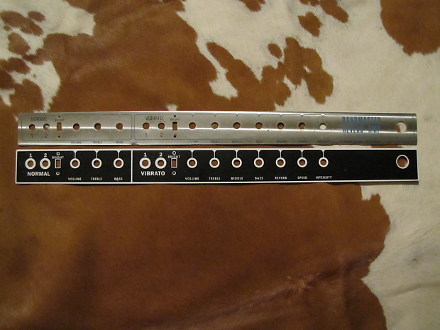 Amp faceplate, Bandmaster Reverb, Super Reverb, AB763 SF/BF | Reverb