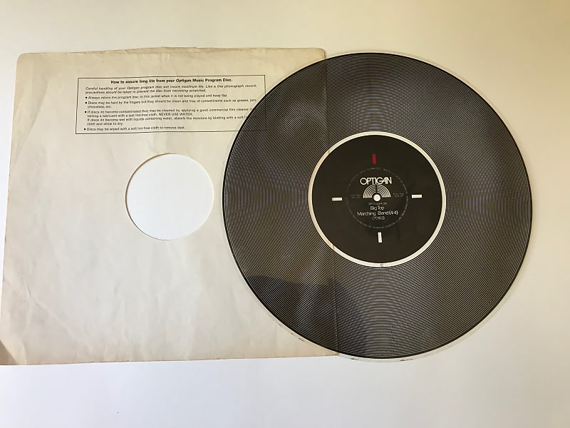 Optigan Disk "Big Top Marching Band" (70163) | Reverb