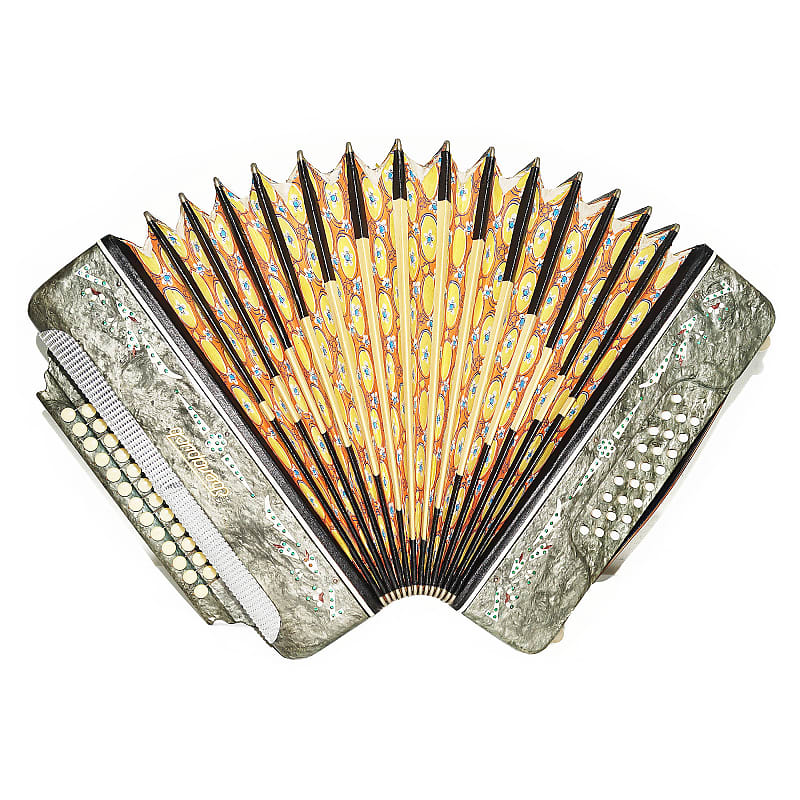 Small Button Accordion Folk Harmonica Belarus 25x25 Garmon | Reverb