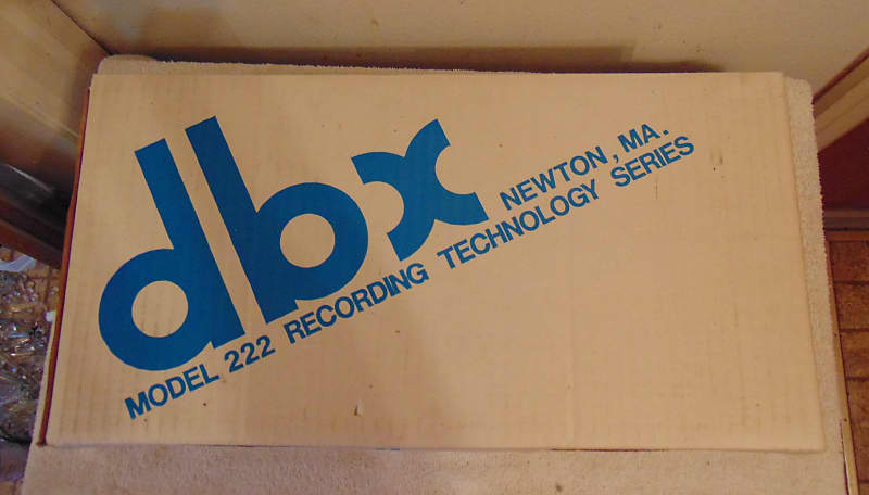 DBX Model 222- Noise Reduction System-IOB-Manual - Black | Reverb