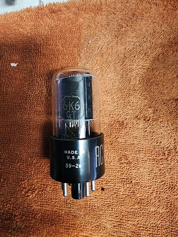 Rca 6k6gt 1960s Glass | Reverb