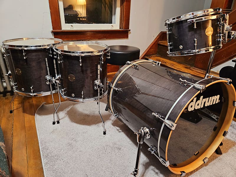 Ddrum Dios Maple 2000s- Transparent Black | Reverb