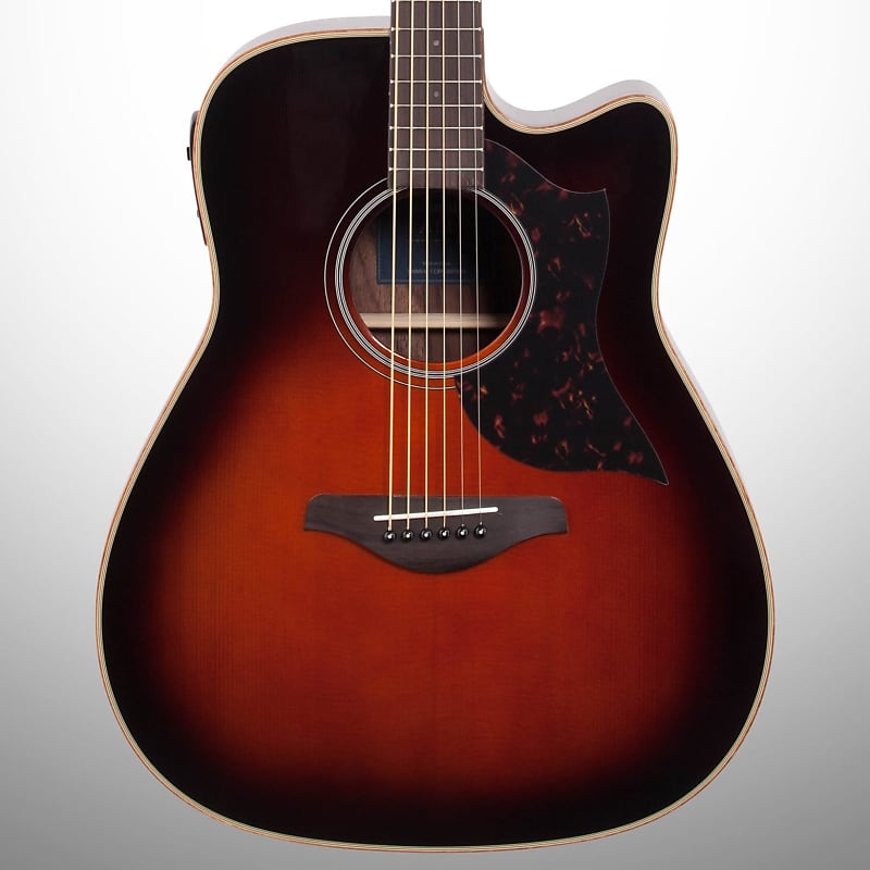 Yamaha A1R Acoustic-Electric Guitar, Tobacco Brown Sunburst | Reverb