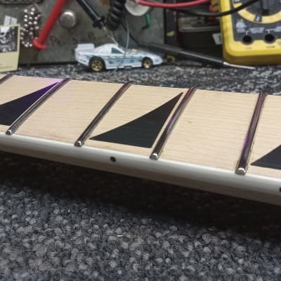 Genuine Jackson 24 Fret Shark Fin Neck with Maple Fretboard | Reverb