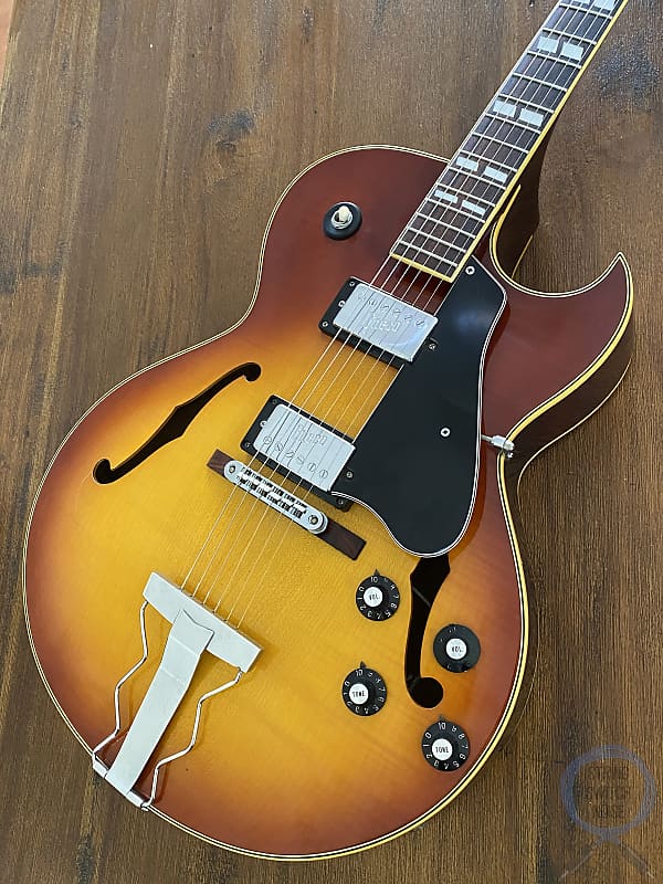 Greco ES175, Full Hollow Body, Sunburst, 1974 Vintage, Hard | Reverb
