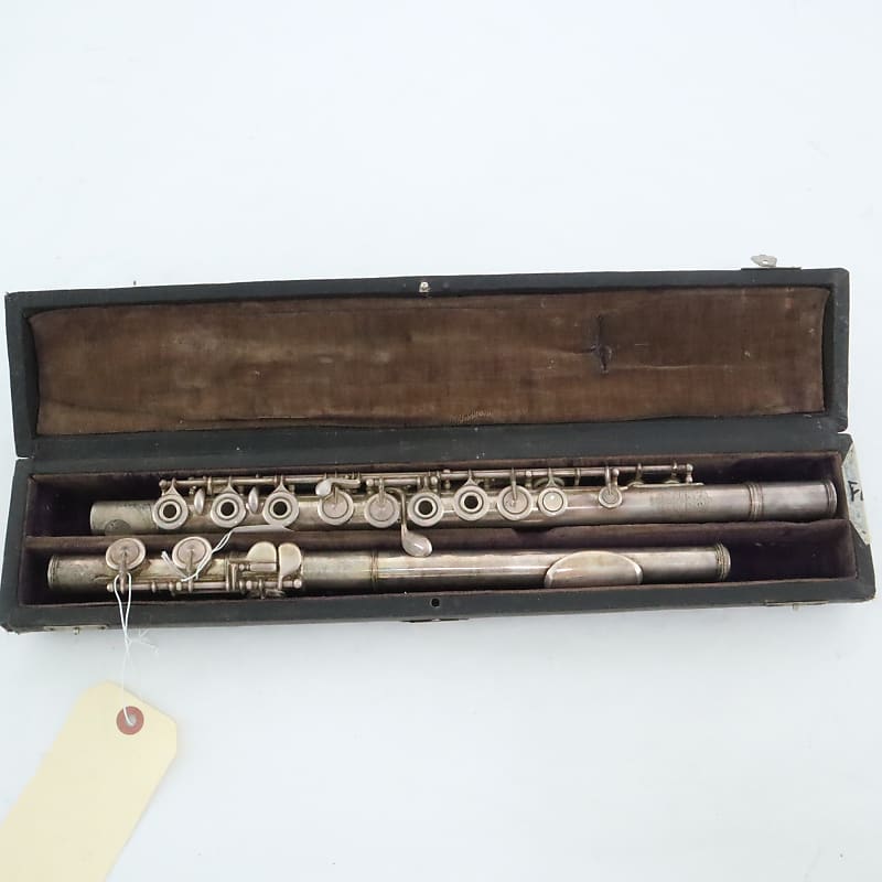 Djalma Julliot Handmade Solid Silver Flute SN 1677 HISTORIC | Reverb