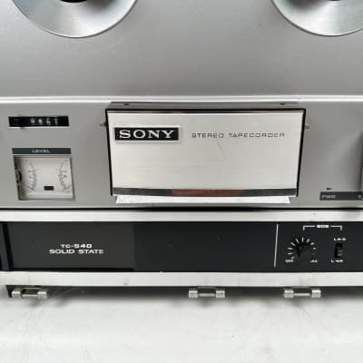 Sony TC-540 Tapecorder Reel to Reel Tape Recorder Black | Reverb
