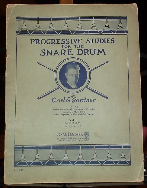 Carl E. Gardner Progressive Studies For The Snare Drum Book 1 | Reverb