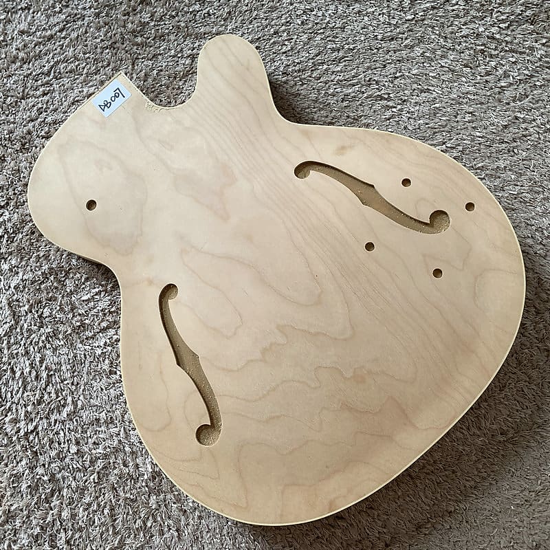 Unfinished Semi Hollow DIY Project Guitar Body | Reverb