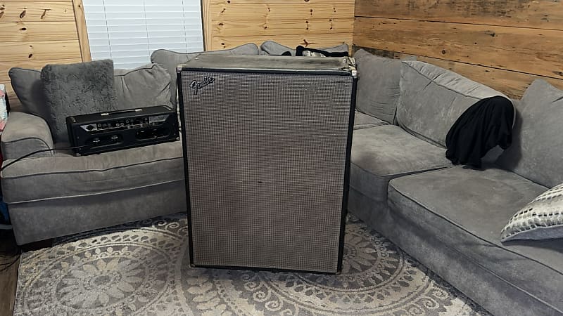 Fender Pyramid Cabinet 1972 - Black Tolex | Reverb