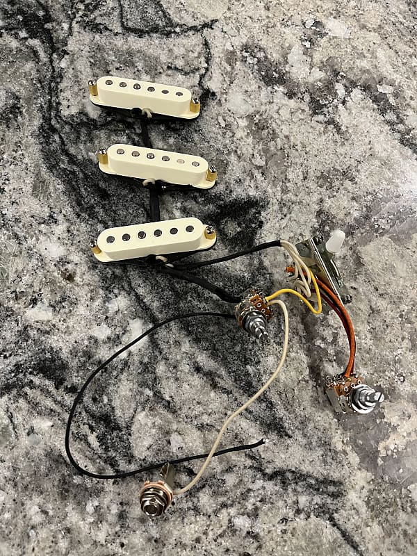 Fralin Real 54 Strat pickup set Prewired | Reverb