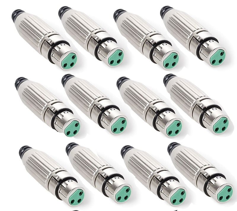 (12 PACK) SWITCHCRAFT AAA3FZ 3-Pin XLR Female Heavy Duty LO-Z | Reverb