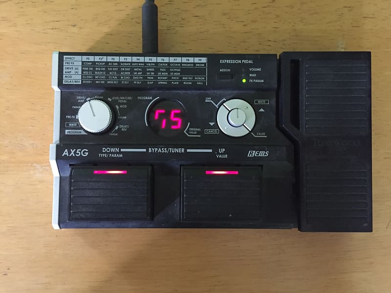 Korg ToneWorks AX5G | Reverb