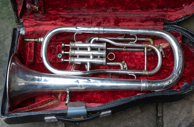 boosey & Hawkes Imperial Tenor Horn with case and Denis Wick | Reverb