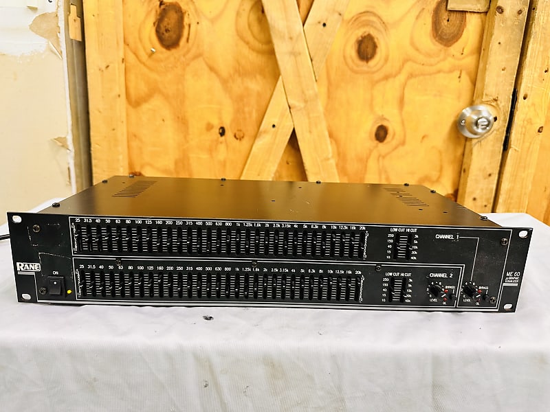 RANE ME-60 Dual Channel Graphic Equalizer GE60 30-Band EQ 2 | Reverb
