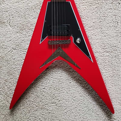 Samick SV10 Flying V Style Electric Guitar, Red Finish, New | Reverb