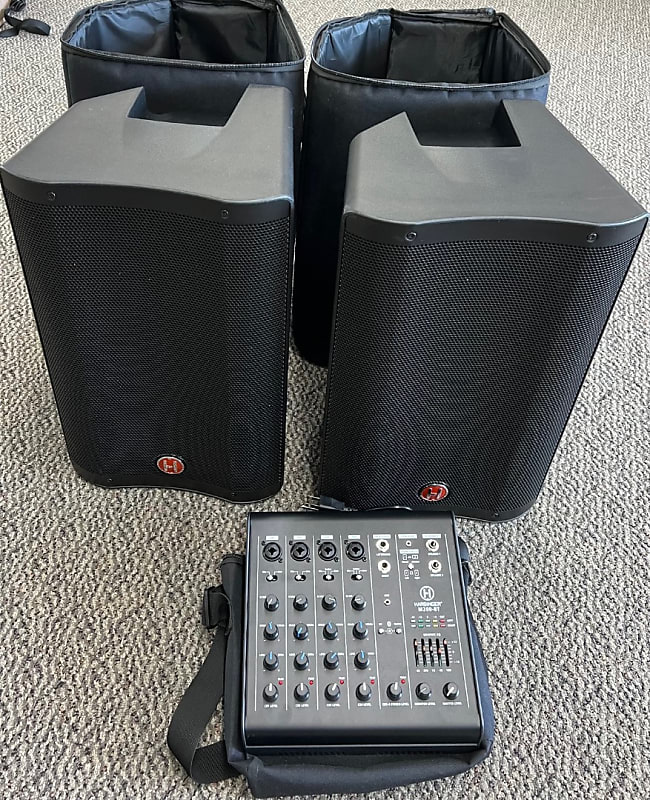 Harbinger M200-BT Bluetooth Capable Portable PA System, 2x10 | Reverb