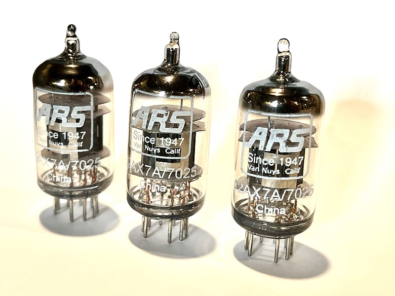 Shuguang ARS 12AX7A / 7025 12AX7 ECC83 Tested Matched Trio 3 | Reverb