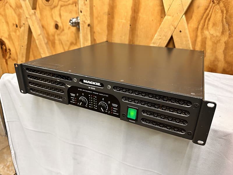 Mackie M-4000 Power Amp Amplifier - For Parts / Repair Only | Reverb
