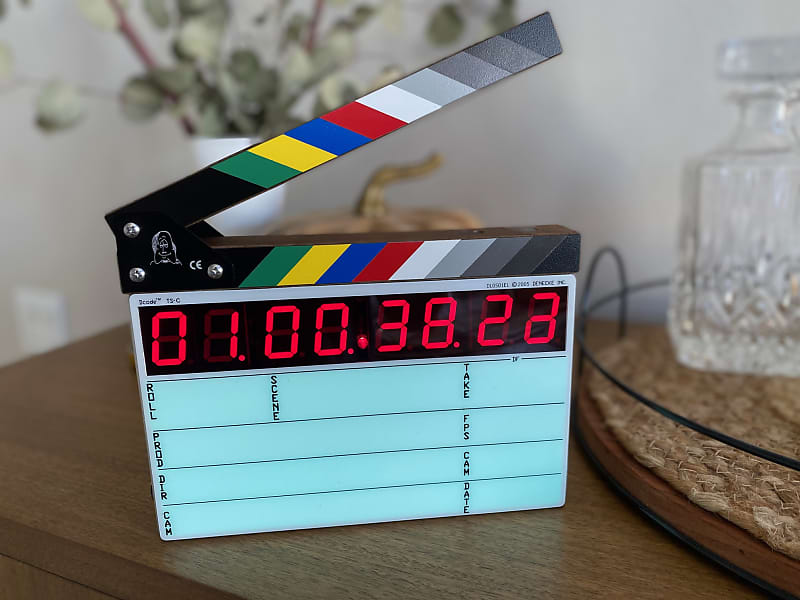 Denecke Dcode TS-C Compact Lightweight Timecode Slate with | Reverb