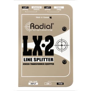 Radial LX-2 Passive Line-Level Splitter | Reverb Canada