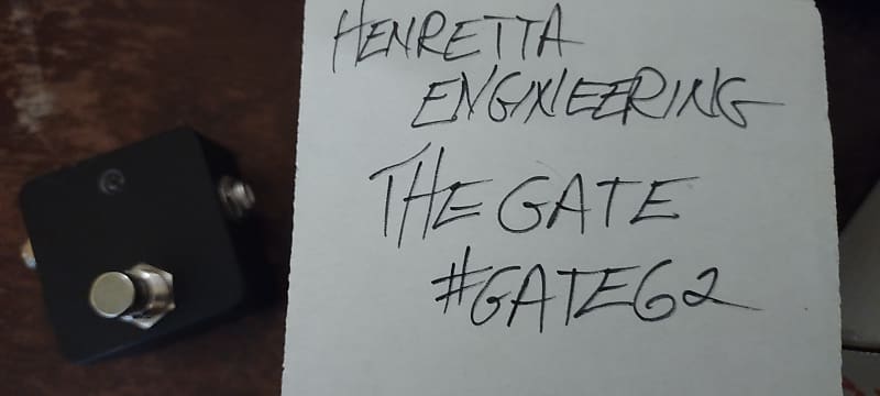 Henretta Engineering Noise Gate 2025 - Black | Reverb
