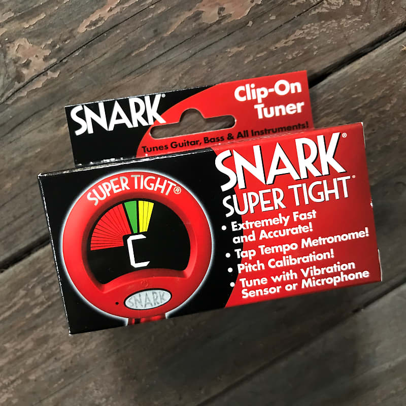 Snark Super Tight Clip-On Tuner in Red | Reverb