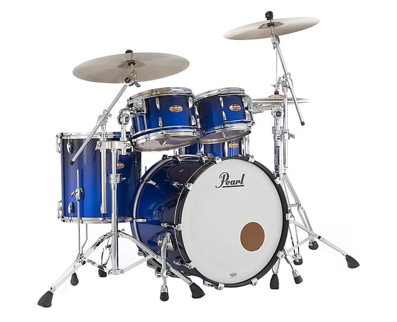 Pearl Masters Maple Pure 4-pc Shell Pack w/ 22" Kick - Kobalt | Reverb