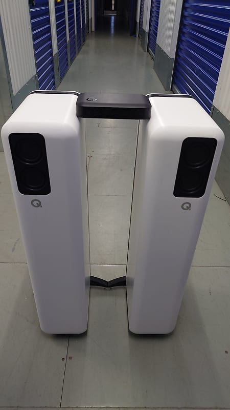 RARE Q Acoustics Q Active 400 2021 Matte White + Black | Reverb