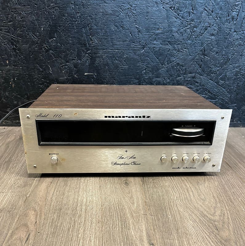 Vintage Marantz Model 110 FM/AM Stereophonic Tuner READ | Reverb