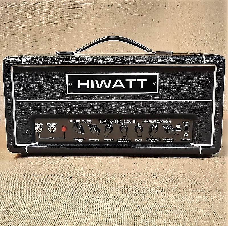 Hiwatt T20/10 MkIII, 20/10W Head Class A, Tube Series | Reverb