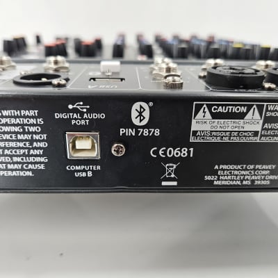 Peavey PV10BT 10-channel mixer with USB interface, digital | Reverb