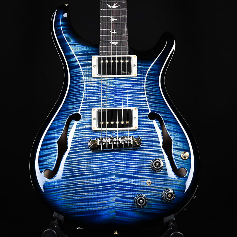 PRS Hollowbody II Piezo 10 Top Custom Color Faded Blue Jean | Reverb