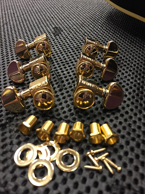 Grover 3x3 Locking tuners 2016 Gold | Reverb