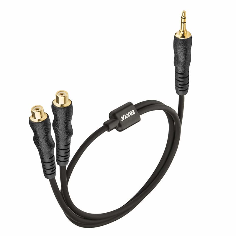 3.5Mm To Rca Cable 3 Ft 2 Pack, Dual Rca Female To Male 3.5Mm | Reverb