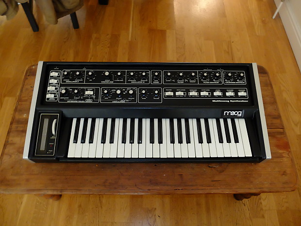 Moog Multimoog 1978 Black | Reverb