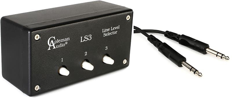 Coleman Audio LS3 Line Level Selector Bundle with Hosa | Reverb