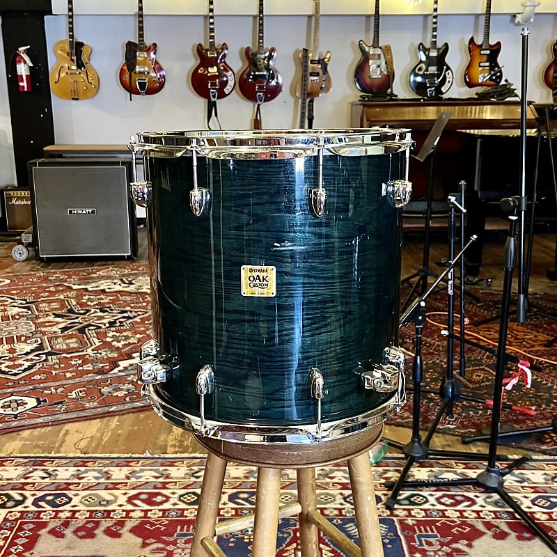 Yamaha Oak Custom 16” floor Tom original vintage MIJ Japan | Reverb