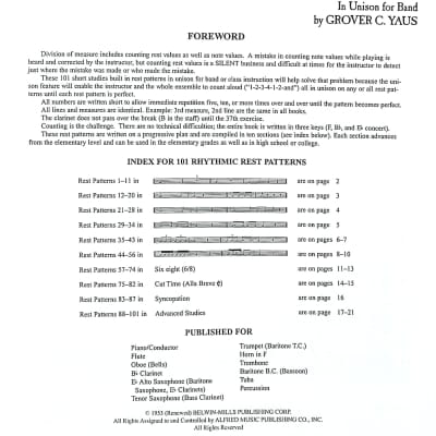 101 Rhythmic Rest Patterns for FLUTE | Reverb