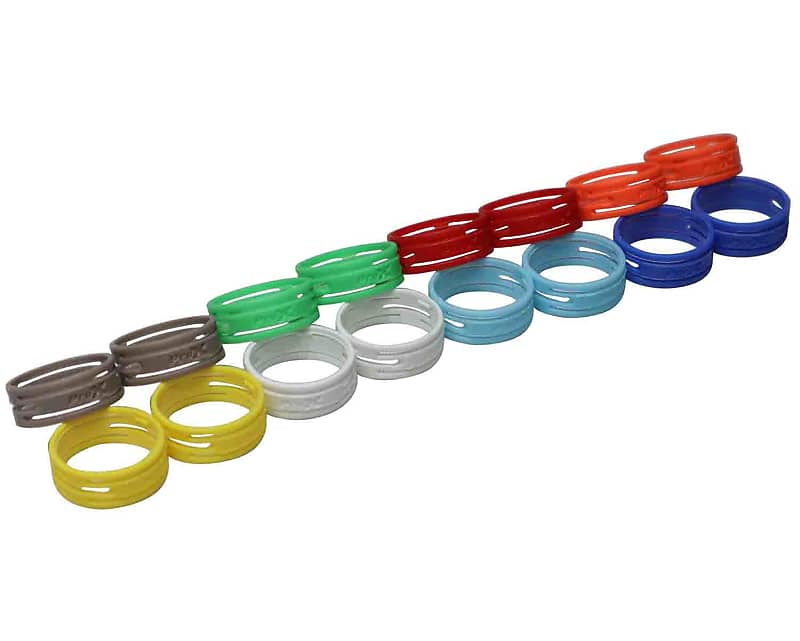 ProX XC-RINGPAK Color Ring Replacements for XLR Cables - 8 | Reverb
