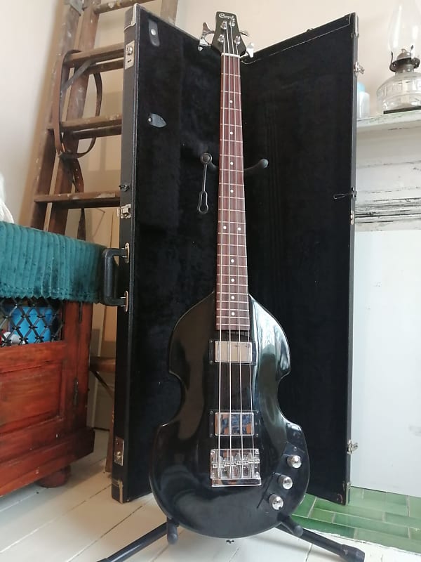 Cort EFVB1 Black Viola Bass Late 80s/early 90s - Black | Reverb UK