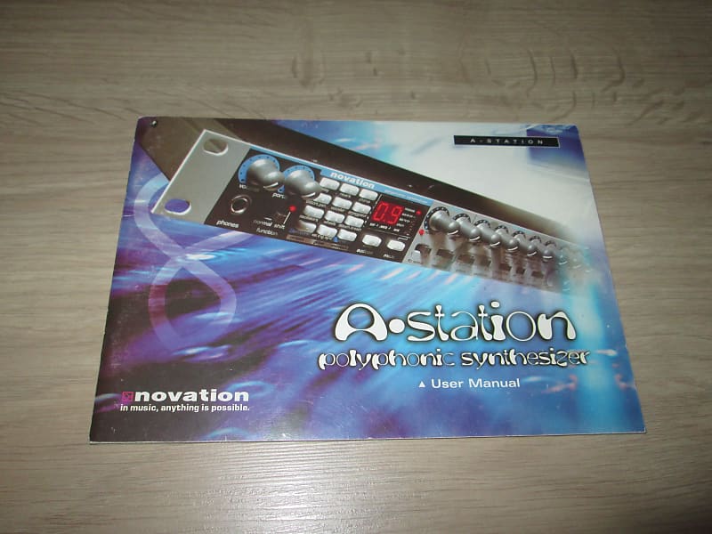 Novation A-Station Original User Manual - Vintage | Reverb UK